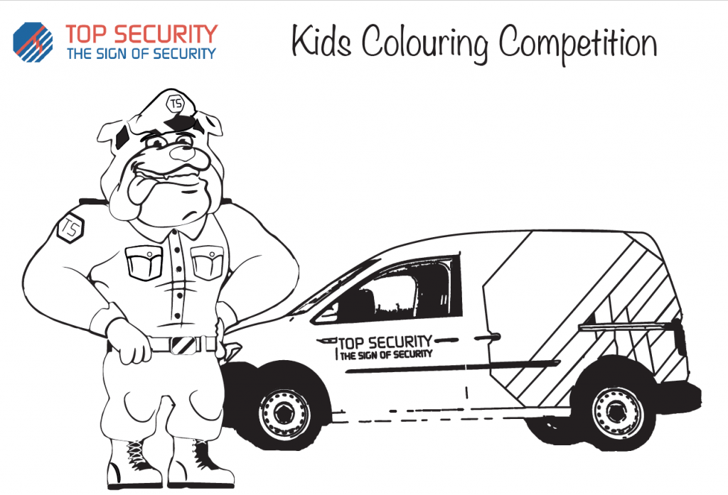 Top Security Name our Dog & Colouring Competition - Top Security